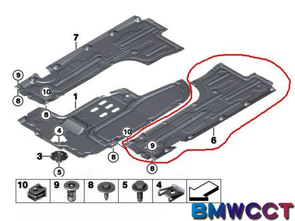 BMW 原廠 F10 F11 車底變速箱下護板(左邊)_空力套件_外觀部品_車身部品_BMWCCT購物網